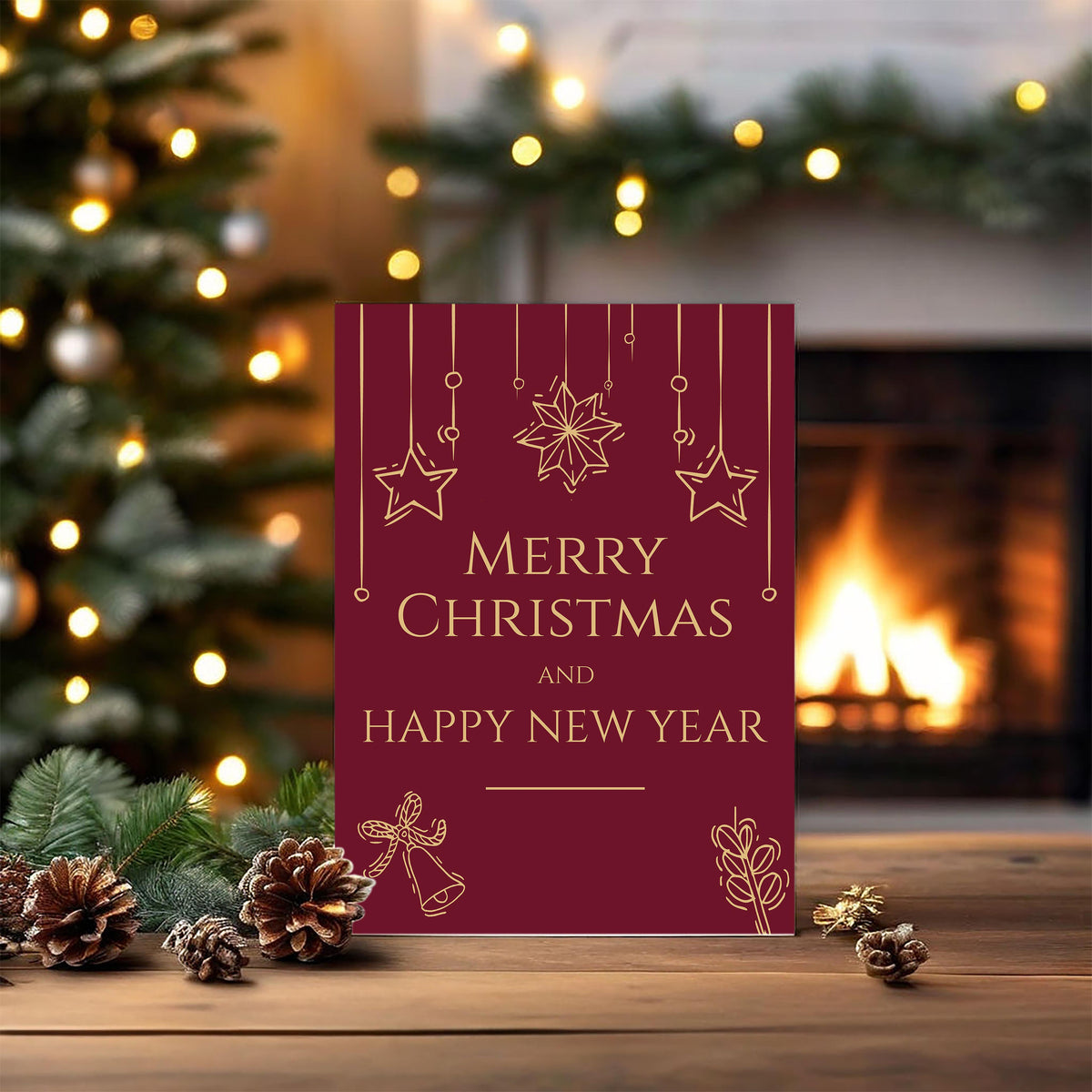 Garnet Or Green Christmas Cards – Carolina Thread Place