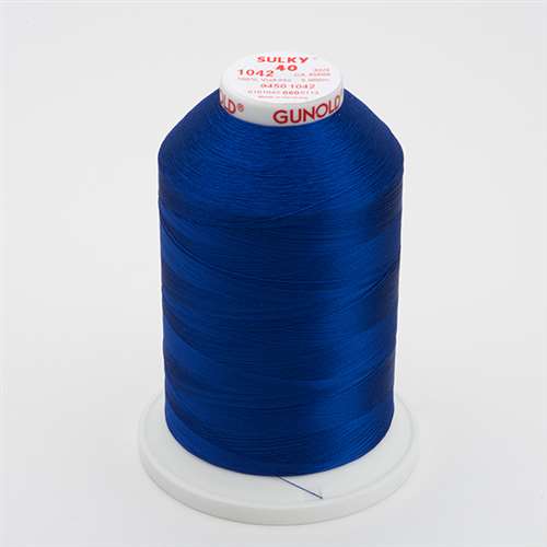 Sulky 40 wt 5500 Yard Rayon Thread - 940-1042 - Bright Navy Blue ...
