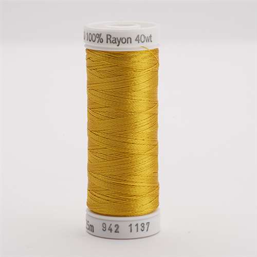 Sulky 40 wt 250 Yard Rayon Thread - 942-1137 - Yellow orange – Carolina ...