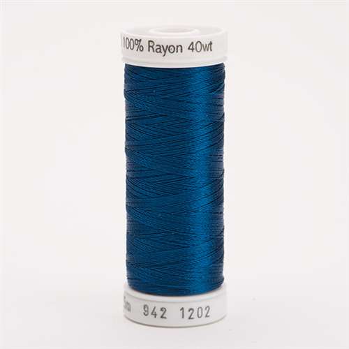 Sulky 40 wt 250 Yard Rayon Thread - 942-1202 - Deep Turquoise ...