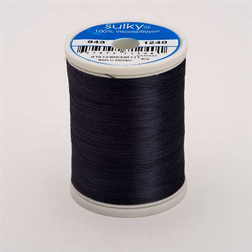 Sulky 40 wt 850 Yard Rayon Thread - 943-1240 - Smokey Gray – Carolina ...